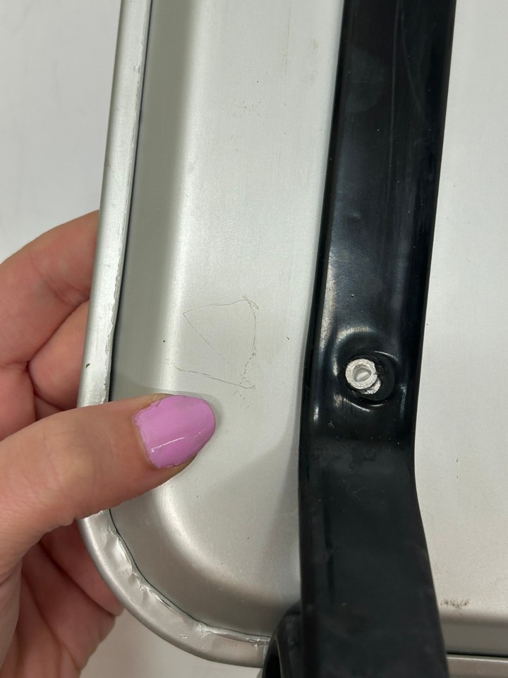 1 Vtg Aluminum Carhop Drive In Car Window Food Tray King Essentially ...