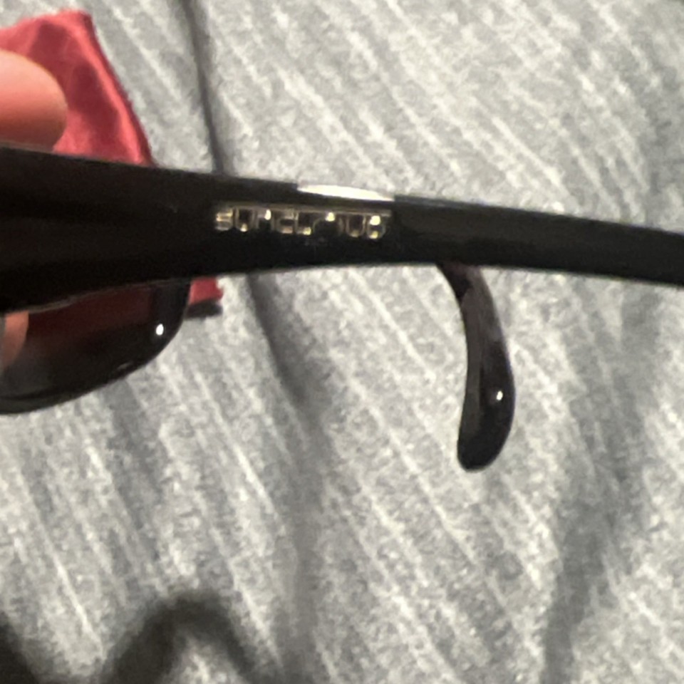 Suncloud King Polarized Men's Sunglasses Black Frame Blue Lens Wrap Style | eBay