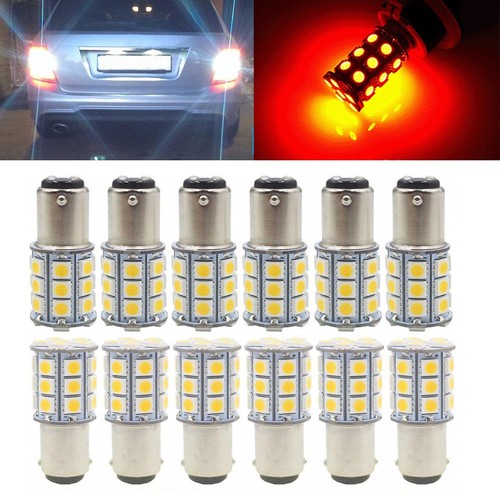 1/2/4/10/12x CE BA15D 27SMD RV Marine Boat Trailer Light bulbs 1076 ...