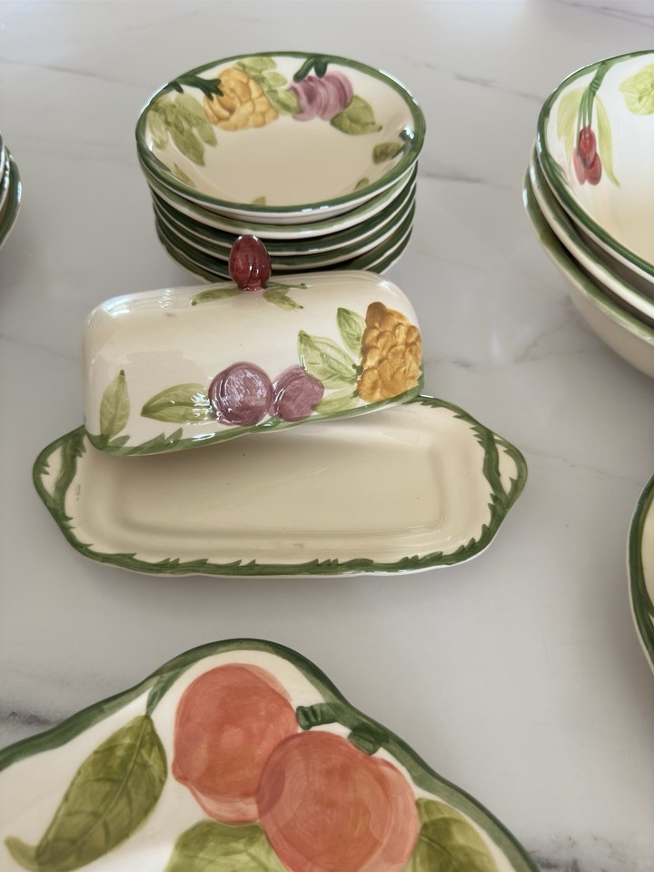 Vintage Franciscan Fresh Fruit Dinnerware Set | eBay