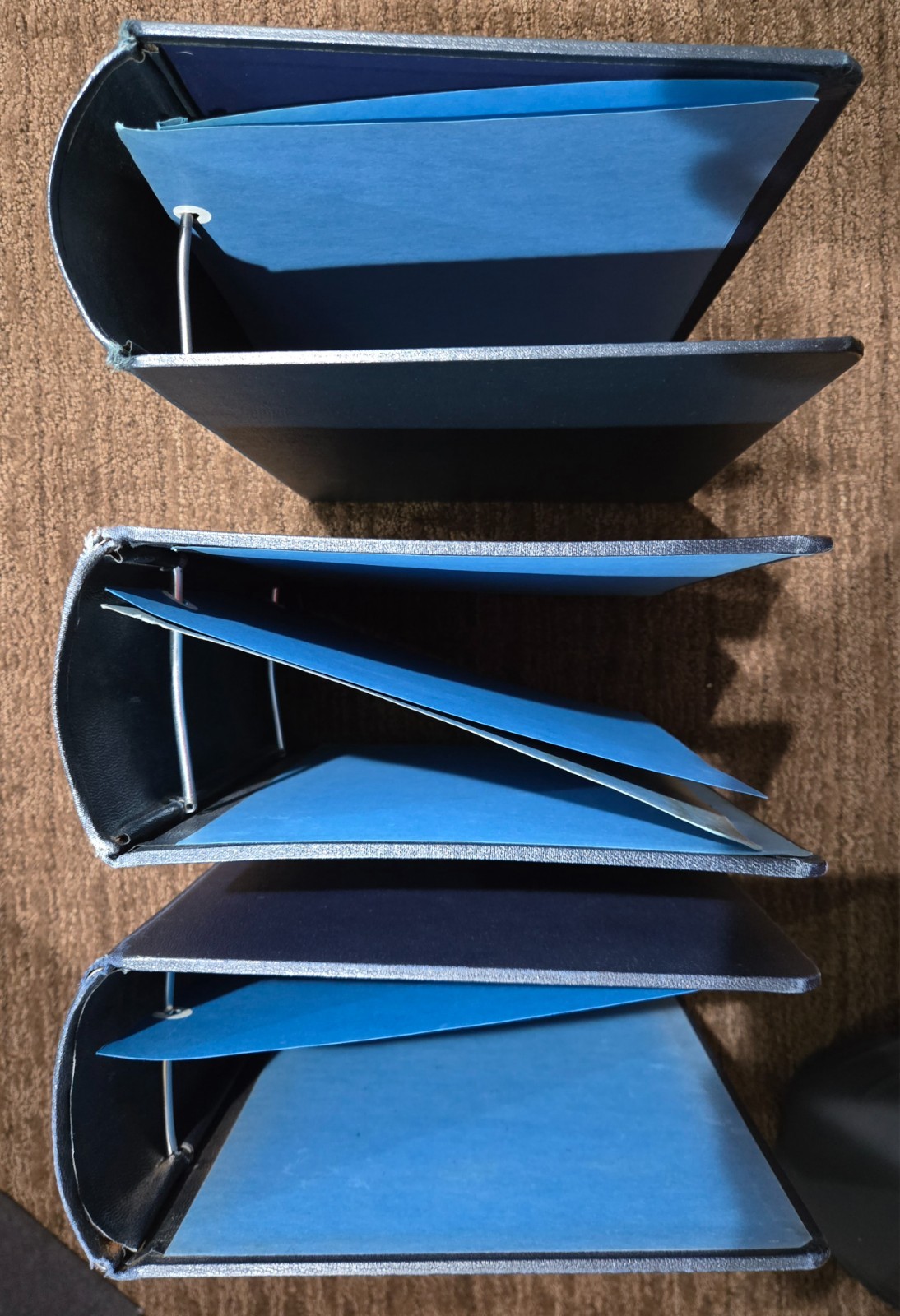 Three Minkus Supreme Global Curved Back Binders in Decent Condition | eBay