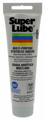 12 PAK Super Lube 3 oz. Synthetic Grease. It is a non-conductive; water ...