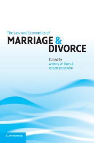 Law and Economics of Marriage and Divorce by Robert Rowthorn (2002 ...