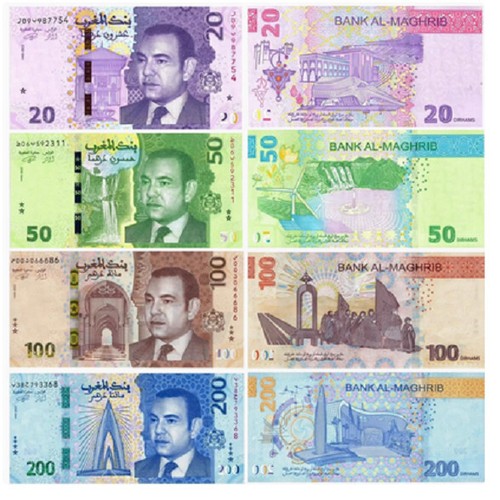 4Pcs Set 2023 Morocco 20 50 100 200 Dirhams P 79 80 81 82 UNC New ...
