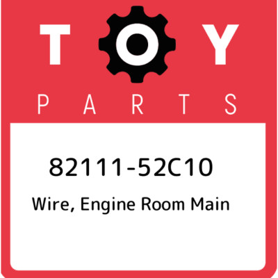 82111-52C10 Toyota Wire, engine room main 8211152C10, New Genuine OEM ...