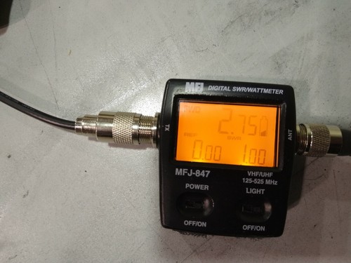 MFJ 845 Digital Swr/wattmeter 1.6 - 60 MHz 200 Watts Base /mobile Ham ...