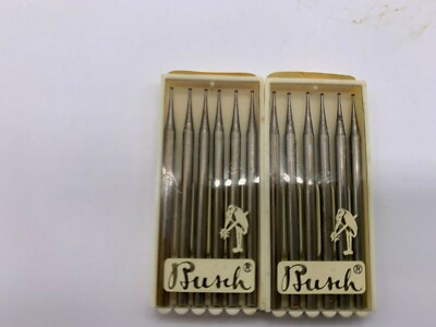 Hart Burs, Busch 156C 009 (Size 0) Hart Burs, Diameter 0.90mm 1-Doz New ...