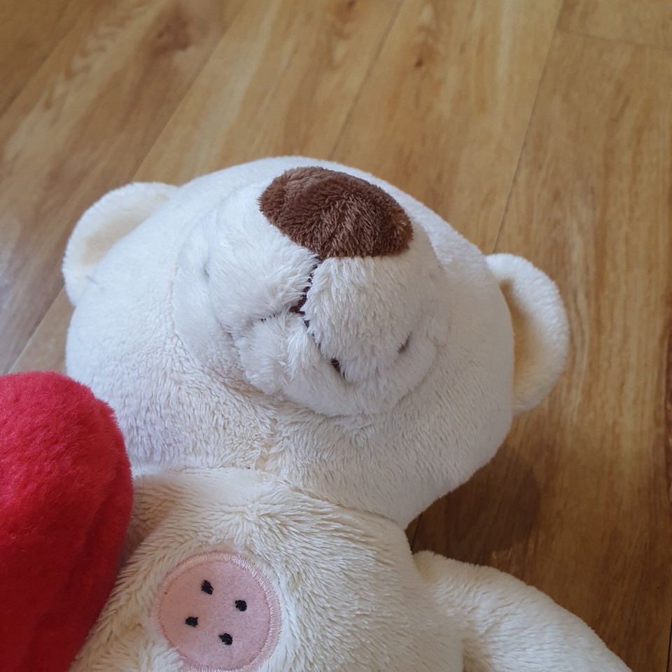 Buttons Bear Loves You Big Kiss Love Heart Valentines Humatt Plush Soft ...