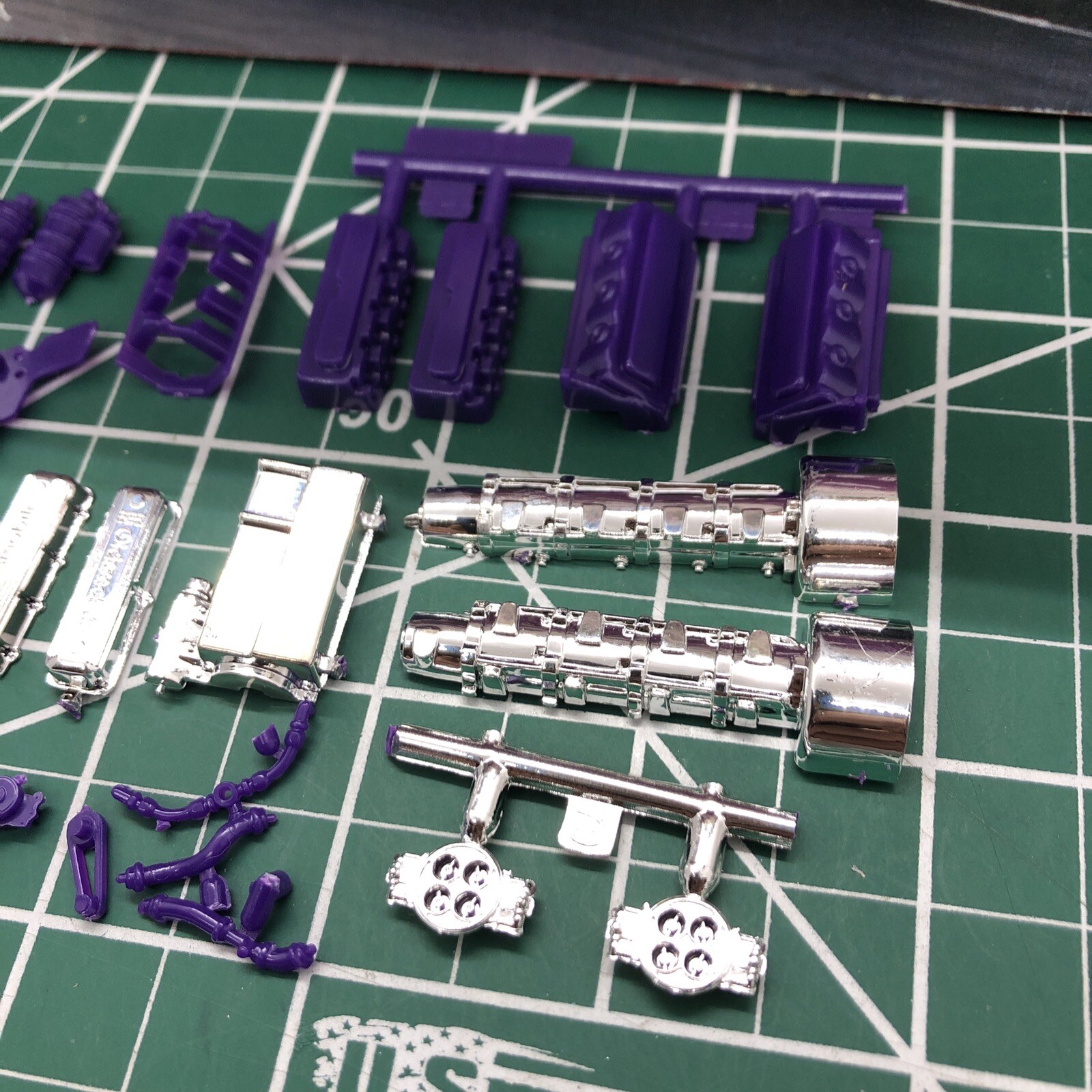 Oldsmobile Pro Stock ENGINE W 2x4 Tunnel Ram NO Headers RVL 1:25 LBR ...