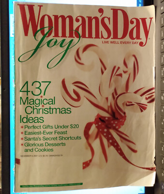 Woman's Day Christmas Magazine from December 4, 2007, Good used ...