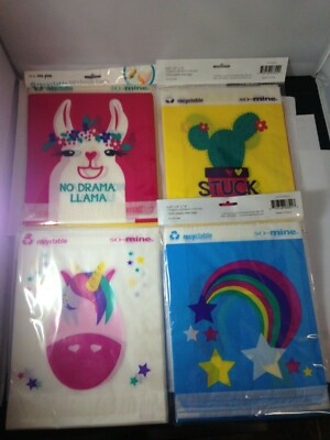 So-Mine Recyclable Sandwich Snack Bags 100% NO Plastic 100 Total | eBay