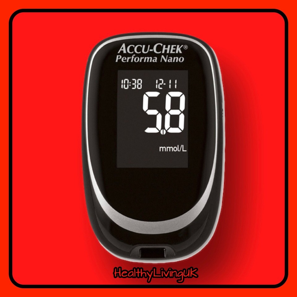 Accu Chek Performa Nano Blood Glucose Meter/Monitor - Single Unit Meter ...