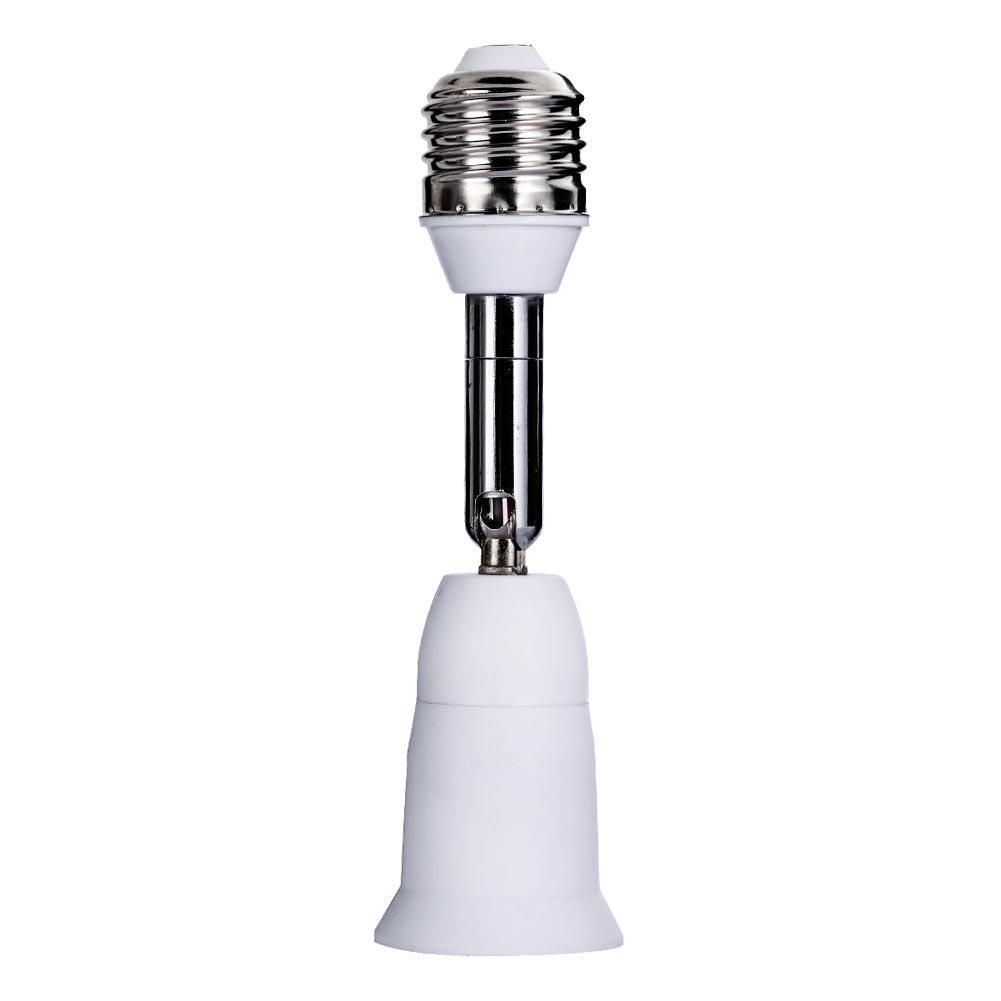 E27 Flexible Extend Extension Base Light Lamp with Adapter Converter ...