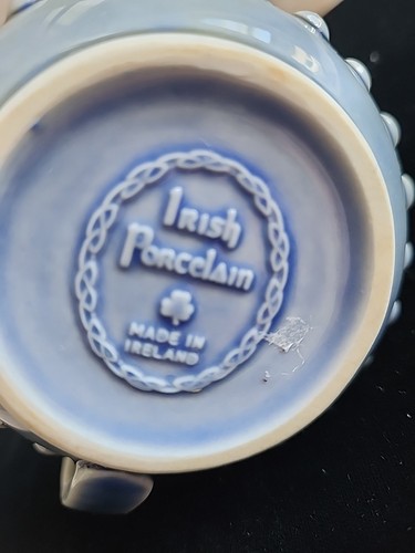 Wade Irish Porcelain Creamer. Made In Ireland. Blue Interior. EUC | eBay