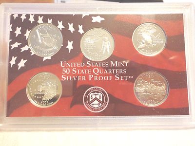 2002 S SILVER Proof State Quarter Set No Box or Coa | eBay