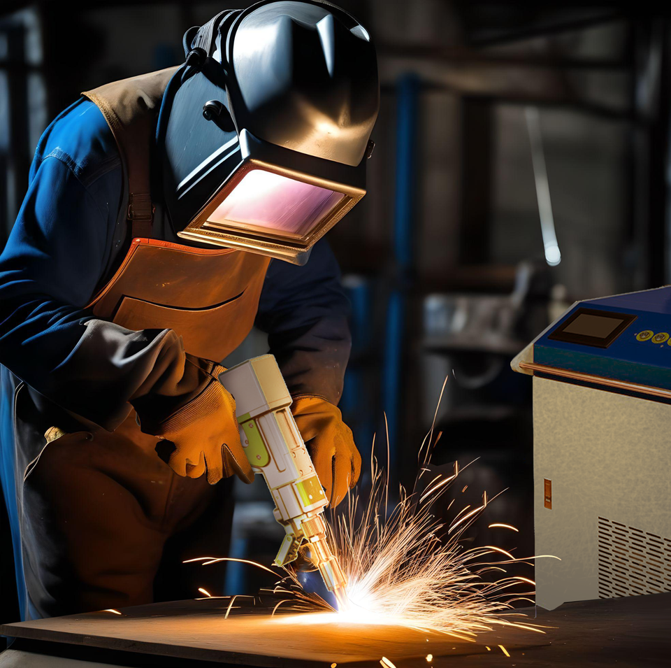 Laser Welding Machine Cleaning Cutting Rust Paint Removing 1500W 4in1 ...