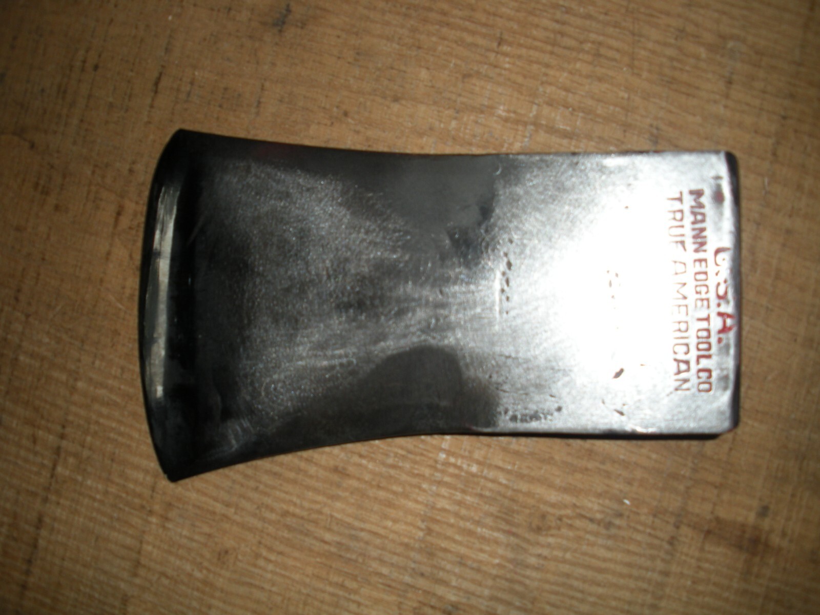 Vintage MANN EDGE TOOL TRUE AMERICAN Single Bit Axe Head / Early ...