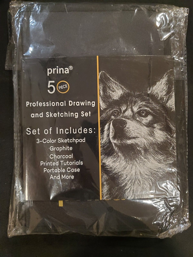 Prina 50 Pack Drawing Set Sketch Kit Sketching Supplies With 3-color ...