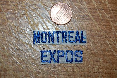 Montreal Expos Wordmark Script Patch Baseball | eBay