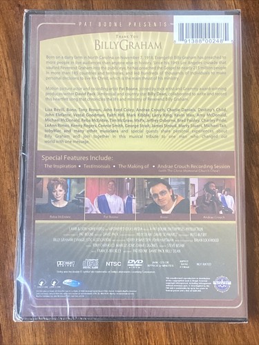 Thank You Billy Graham (DVD, 2008, Includes Bonus Audio CD) for sale ...