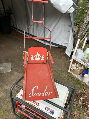 Sno-ler - Vintage Red Stroller+Sled | eBay