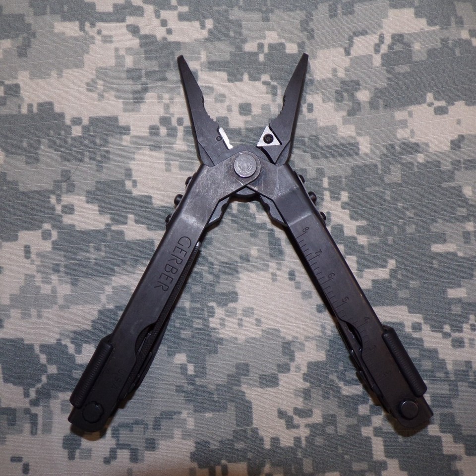 Gerber Black MP600 Multi-Plier Multi-Tool Needlenose Carbide Cutters ...