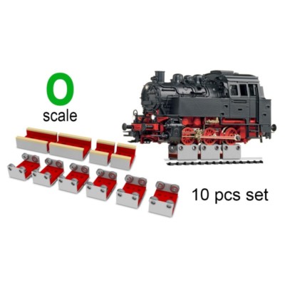 6 X O SCALE (2-Rail) ROLLERS W/WHEEL CLEANING ACCESSORIES FOR MODEL ...
