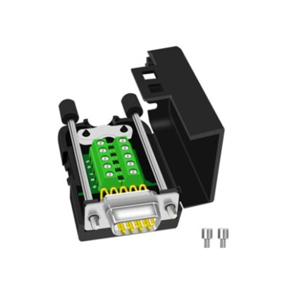 1PC/LOT DB9 Male 9Pin D-Sub Connector solderless Terminal Board Plastic ...