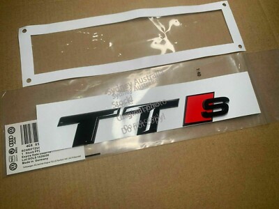 OEM Rear Boot Trunk TTs Gloss Black Badge Sticker for AUDI TT TTS ...