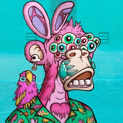 BUFF MONSTER - 2021 Mutant Ape Yacht Club MAYC 18x18" Giclee x/90 (not ...