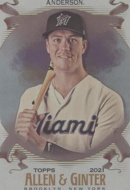 2021 Topps Allen & Ginter's - Brian Anderson #199 Silver Portrait for ...