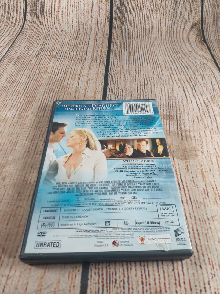 Basic Instinct 2 (DVD, 2006, Unrated) 43396152243 | eBay