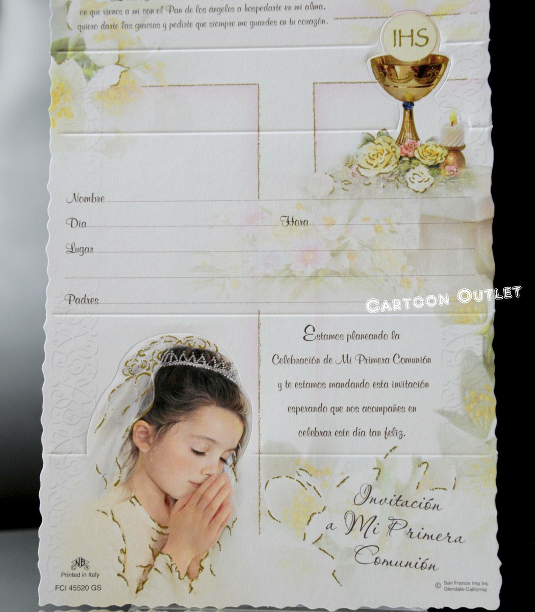 Invitaciones Primera Comunion Muestras De Invitaciones Para La Primera