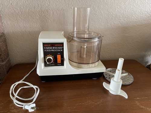 Solid State Farberware Food Processor Made In USA *TESTED & WORKS* | eBay
