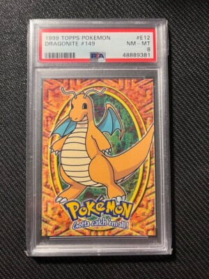 1999 Topps First Movie Edition Black Logo PSA 8 DRAGONITE #149 E12 | eBay
