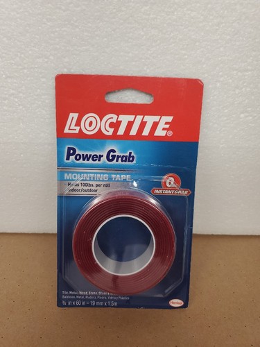 Loctite Clear Power Grab Roll outdoor Mounting Tape .75 X 60" Single ...