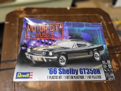 Revell 1966 Shelby Ford Mustang GT350H 1/24 Scale Plastic Model Car Kit ...