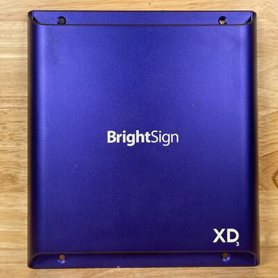 BrightSign XD233 Blue Bluetooth Ethernet 4K Advanced HTML5 Standard I/O ...
