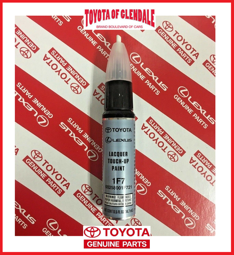 GENUINE TOYOTA CLASSIC SILVER MICA TOUCH-UP PAINT PEN CODE 1F7 OE 00258 ...