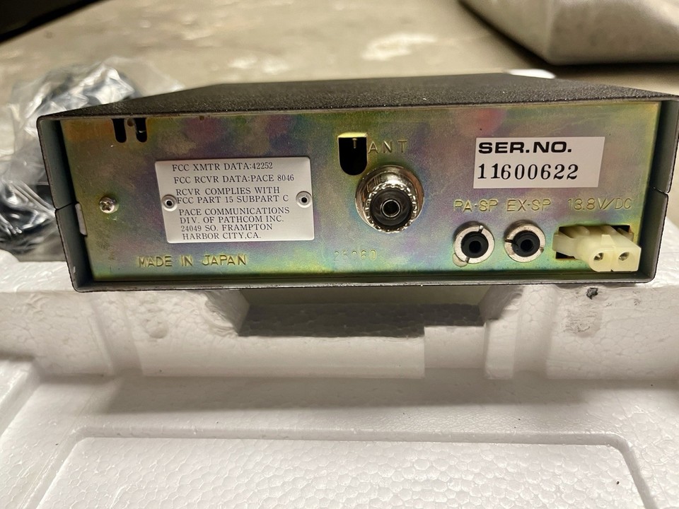 Rare Vintage Pace Model 8046 , 40-Channel Mobile Transceiver CB Radio ...