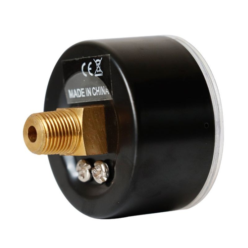 Mini Dial Vacuum Pressure Gauge Meter Manometer 1/8 BSPT Back Mount 0 ...