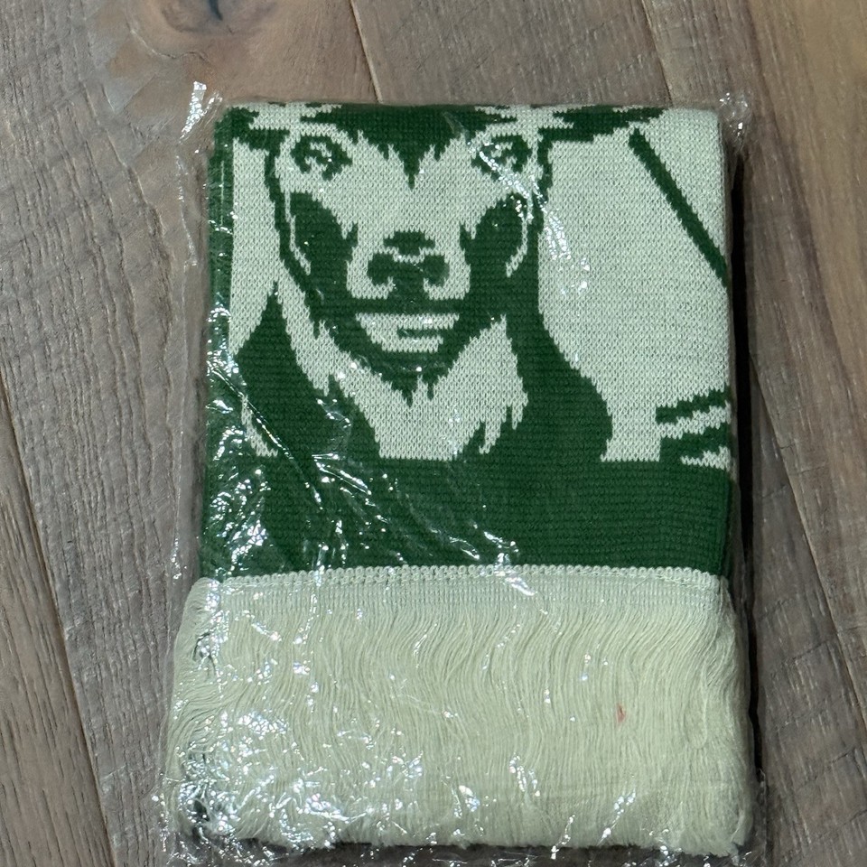 NEW Jägermeister JAGER Spell-Out Knit Winter Scarf Green White Stag ...