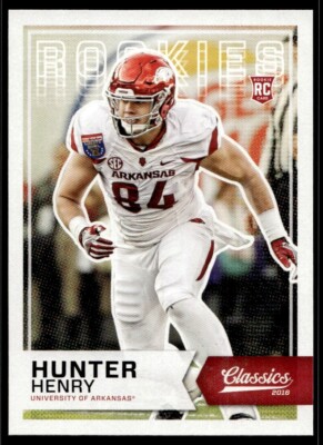 2016 Panini Classics Hunter Henry Rookie G66 Arkansas Razorbacks #232 ...