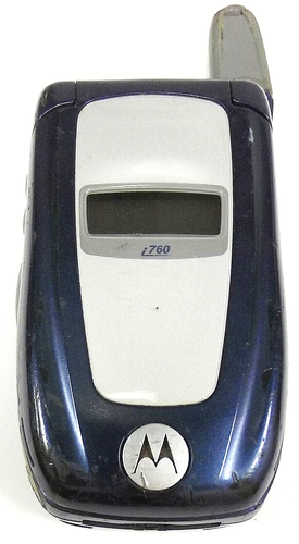 Motorola I series i760 - Blue and Silver ( Nextel ) Rare iDEN PTT Flip ...