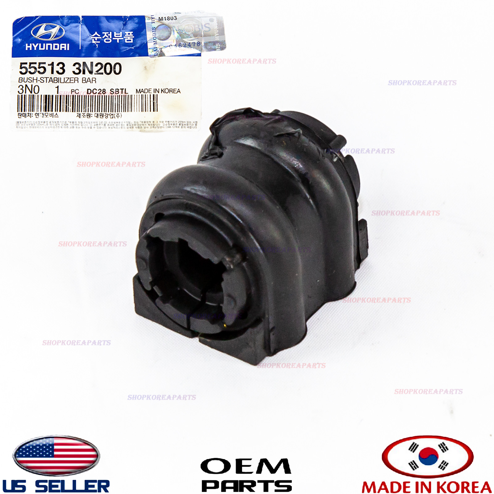 STABILIZER BUSH BAR REAR GENUINE! FOR VARIOUS HYUNDAI & KIA 555133N200 ...