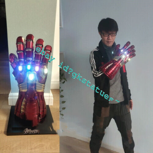 IRON MAN ELECTRONIC INFINITY NANO POWER GAUNTLET Wearable Full metal 1/ ...