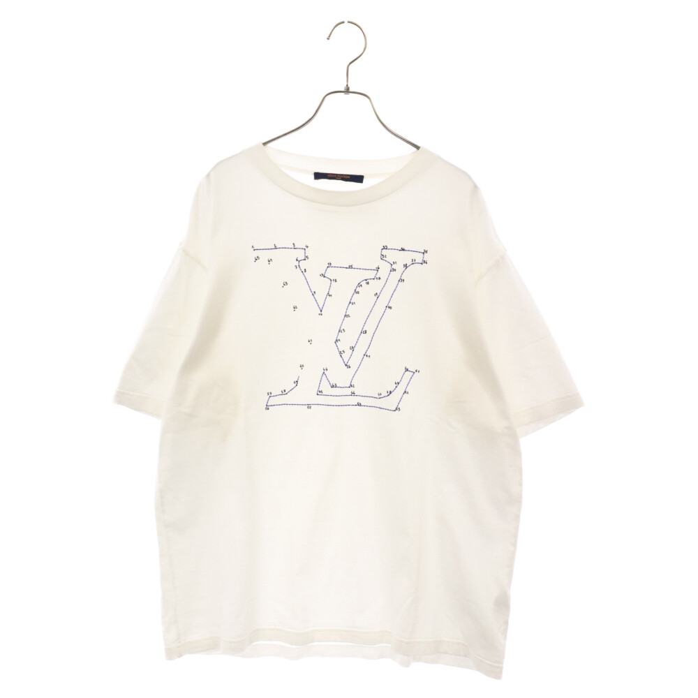 LOUIS VUITTON 20AW LV Stitch Print Embroidered Short … - Gem