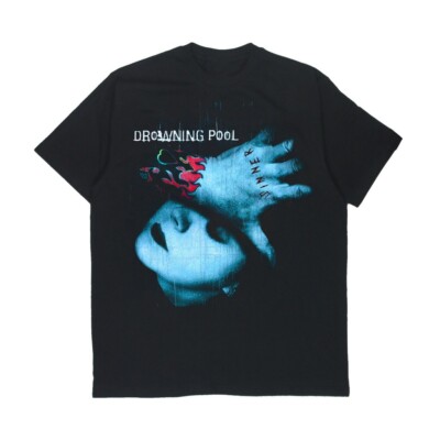 Vtg Drowning Pool Band Gift For Fans Heavy Cotton Black S-5XL Unisex ...