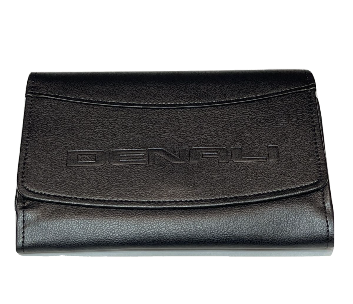 GMC DENALI LEATHER OWNERS MANUAL CASE ONLY BLACK FACTORY ORIGINAL chevy ...