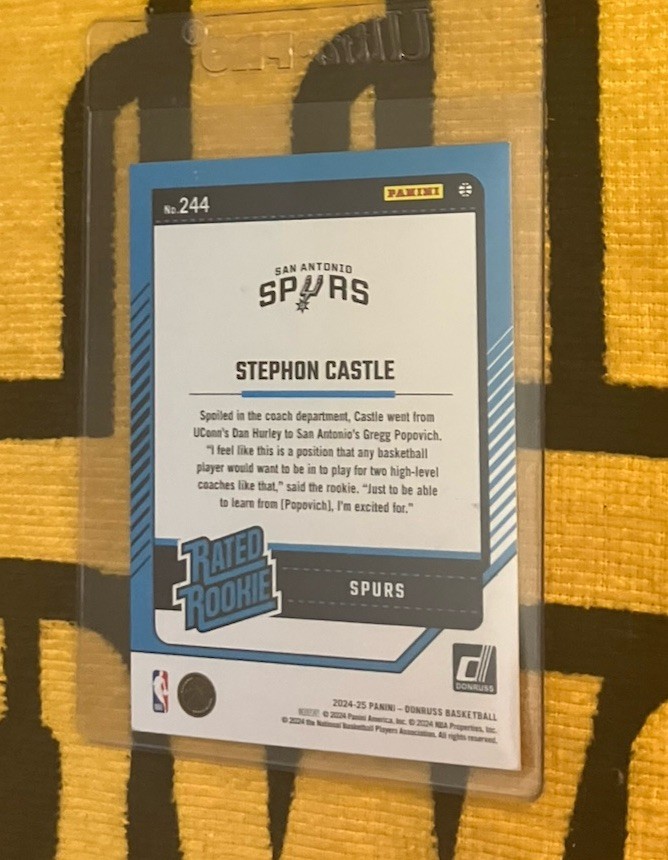 2024-25 Panini Donruss Stephon Castle Rated Rookie | eBay